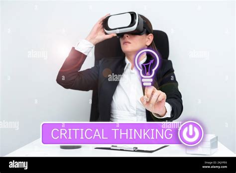 Sign Displaying Critical Thinking Concept Meaning Sequence Of Stages Of A Project Requiring The