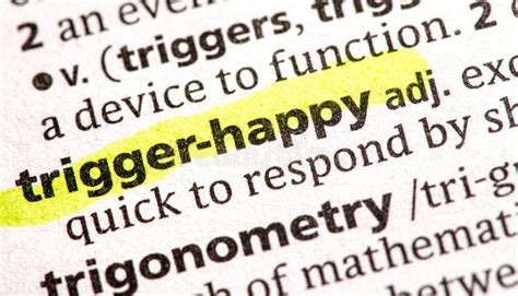Trigger Happy Stock Image Image Of Happy Trigger Words 279893039