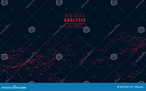 Abstract Digital Polygonal Array Banner For Science Innovation Stock