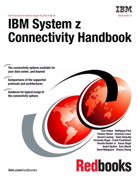 IBM System Z Connectivity Handbook IBM Redbooks