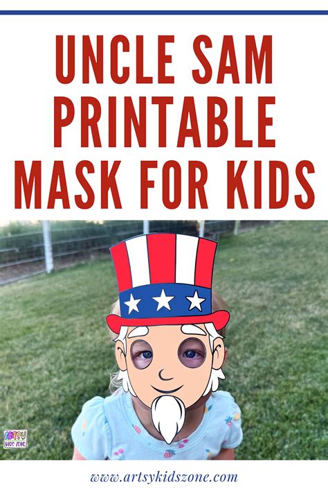 Uncle Sam Mask Template