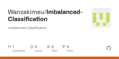 Github Wanzakimeu Imbalanced Classification Imbalanced Classification