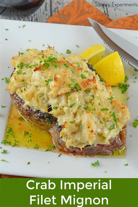 Crab Imperial Filet Mignon Recipe