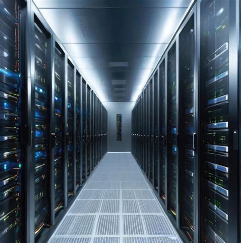 Extreamly Detailed Data Center In Realistic Data Center In Data Center