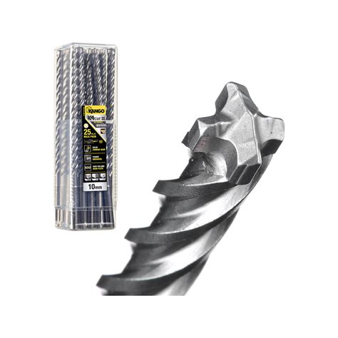 Kango K4 10mm X 215mm Sds Plus Drill Bit 25 Pack Bunnings Australia
