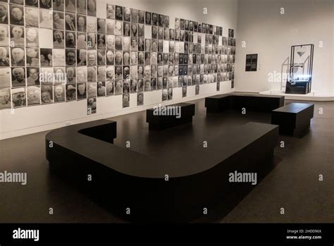 Black And White Photo Exhibit At The Brooklyn Museum Of Art Nyc Stock