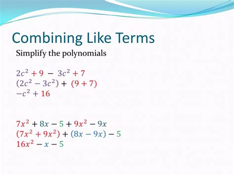 Introduction To Polynomial Functions Ppt
