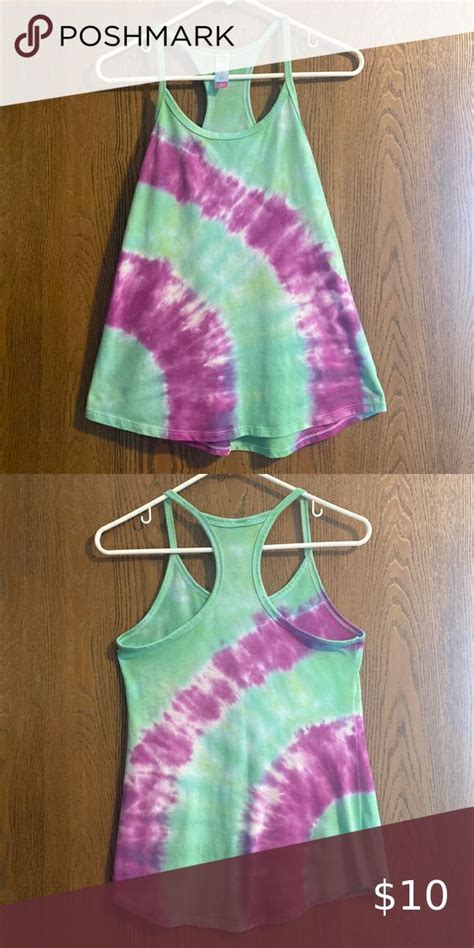 Medium Tie Dye Tank Top Racer Back