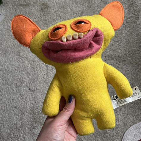 Yellow And Orange Fuggler Monster Felt Plush Depop