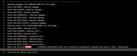SCALAFMT LINTER RULES File Does Not Exist Issue 2115 Super Linter
