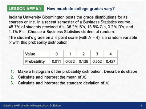5 Random Variables Lesson 5 2 Analyzing Discrete