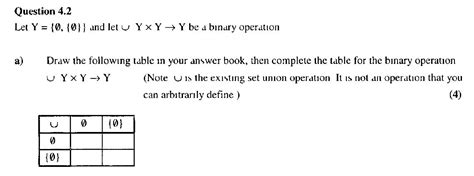 Abstract Algebra Drawing A Cayley Table Given A Binary Operation Not Sure How To Proceed