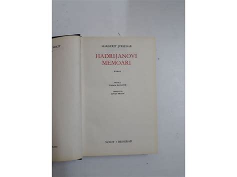 Hadrijanovi Memoari Margerit Jursenar 67819845