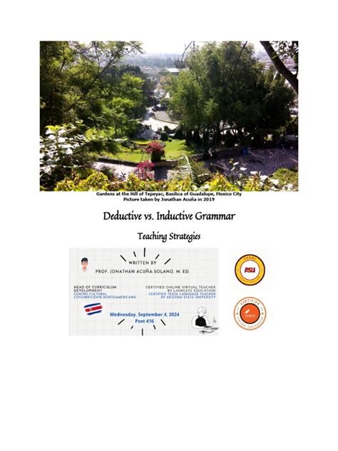 Deductive Vs Inductive Grammar Teaching Strategies Pdf