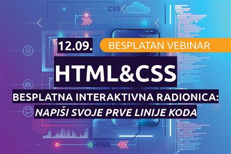 Htmlandcss Besplatna Interaktivna Radionica Napiši Svoje Prve Linije Koda Coders Lab Škola