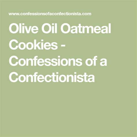 Olive Oil Oatmeal Cookies Oatmeal Cookies Olive Oil Cookies Easy