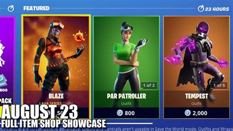 Fortnite Item Shop August 23 2020 Fortnite Battle Royale YouTube