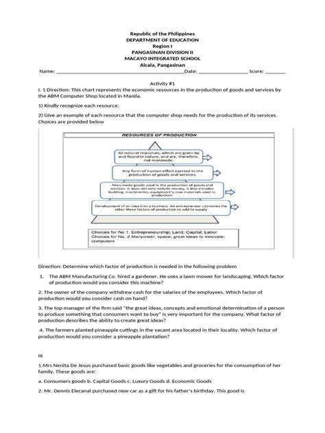 Applied Econ Quiz 1 Pdf