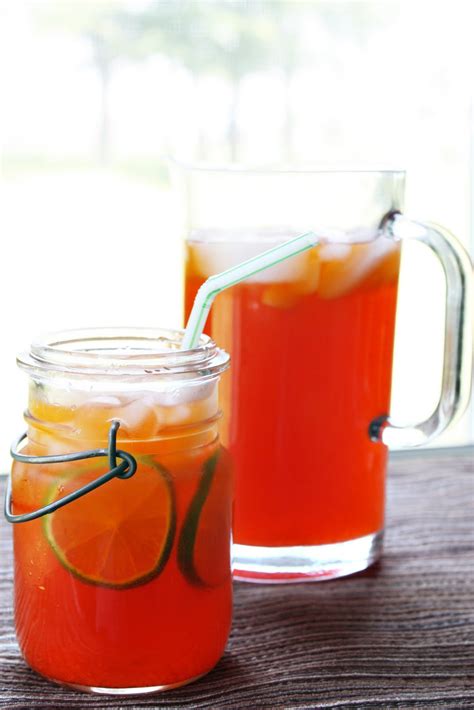 Thai Iced Tea With Lime Cha Ma Nao ชามะนาว Shesimmers
