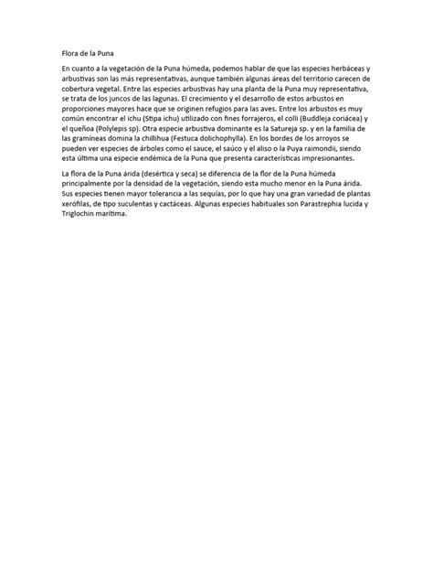 Flora De La Puna Pdf