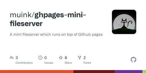 GitHub Muink Ghpages Mini Fileserver A Mini Fileserver Which Runs On Top Of Github Pages