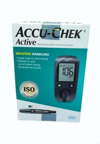 Accu Chek Active Blood GlucoMeter At 760 Piece Accu Chek Glucometer In Lucknow ID