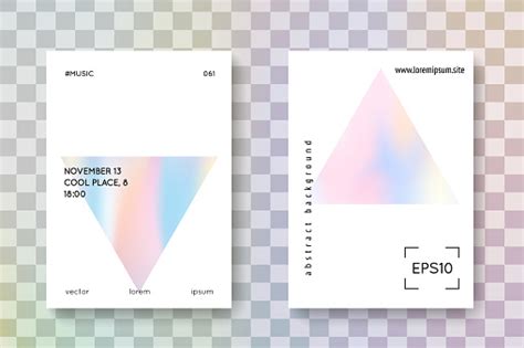 홀로그램 패턴입니다 패션 효과 최소한의 배경 컬러풀한 90년대 브로셔 진주빛 메쉬 멤피스 디자인 핑크 레인보우 플라이어 보라색 홀로그램 패턴 0명에 대한 스톡 벡터 아트 및