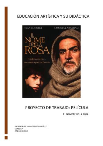 Pelicula El Nombre De La Rosa Pdf