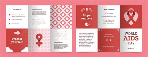Hiv Aids Brochure Templates