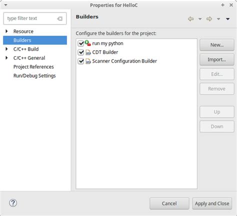 Eclipse How To Extend Existing Cdt Builder To Make Custom Builder