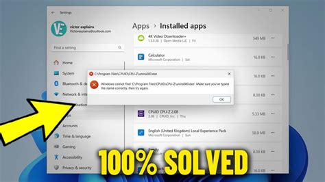 Can T Uninstall Program Game App Windows Cannot Find Uninstall