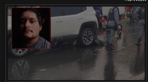 Motociclista perde controle e morre após parar debaixo de carro em