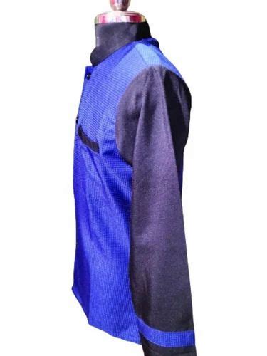 Polyester Blue Black Hotel Waiter Mens Uniform Size Large At Rs 600