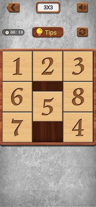 3 × 3 Sliding Puzzle Game 😁 Shorts Youtube