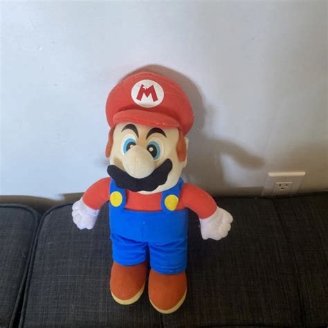Nintendo Toys Vintage Rare Mario Plush 20 Poshmark