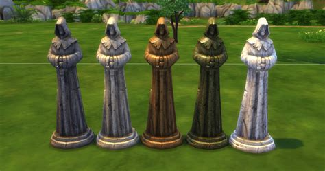 Ts4 Download Medieval Statues Sims In The Woods