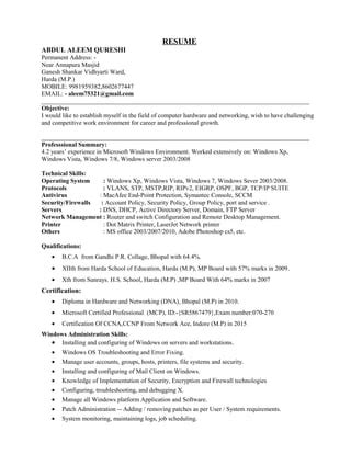 Resume PDF