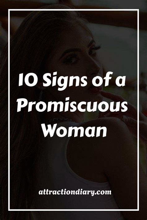 Signs Of A Promiscuous Woman Promiscuous Healthy Relationship Advice Marriage Tips