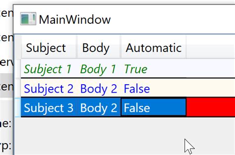 C Datagrid Changing Foreground Color Of Selection By DataTriggers Stack Overflow
