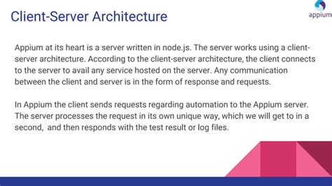 Automation Using Appium Ppt