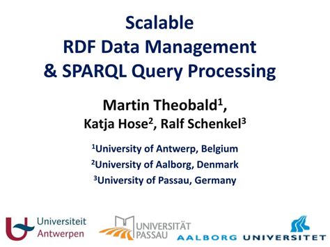 ppt scalable rdf data management and sparql query processing powerpoint