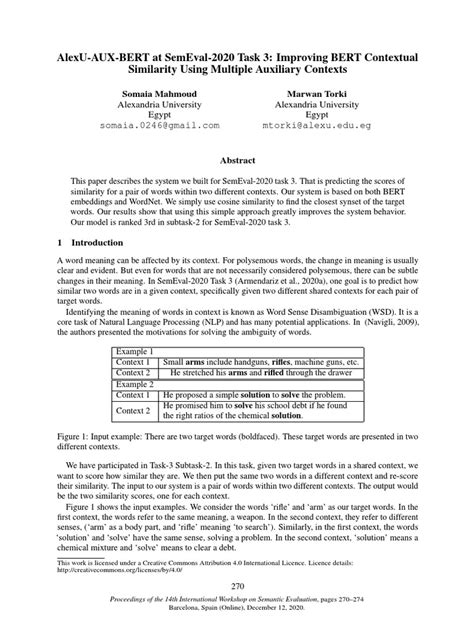 Improving Contextual Word Similarity Scoring Using Multiple Auxiliary Contexts Generated From