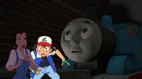 Ash Belle And Thomas Shock The Tunnel Wide By Stonekieran07 On Deviantart