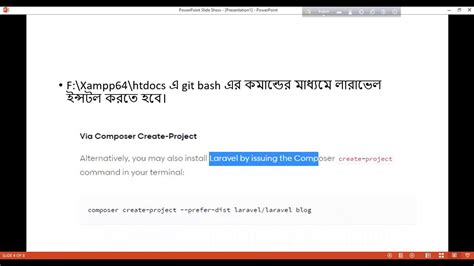 Laravel Installation And Configuration Problem Solve Youtube