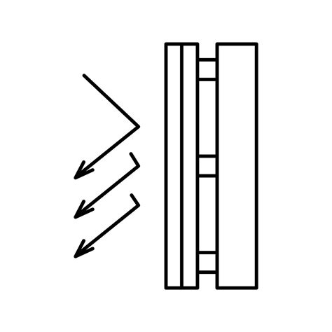 Windproof Layer Line Icon Vector Illustration 18995708 Vector Art At