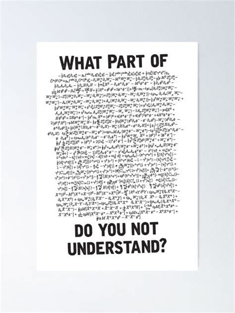 Standard Model Lagrangian Poster For Sale By Hereticwear Redbubble