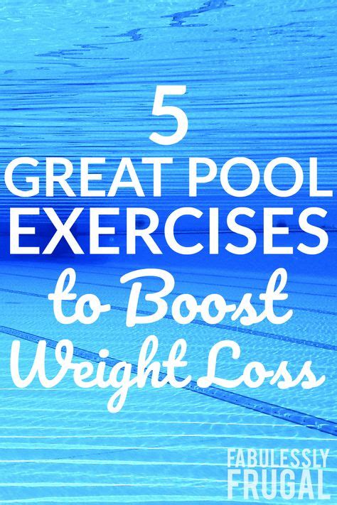 5 Great Swimming Pool Exercises For Weight Loss