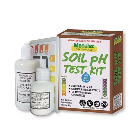 Soil PH Test Kit Manutec Fertiliser
