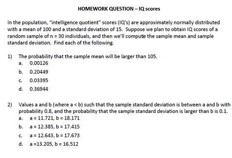 In The Population Intelligence Quotient Scores