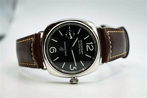 Panerai Radiomir Black Seal Logo Pam00754 Black Dial Brown Leather